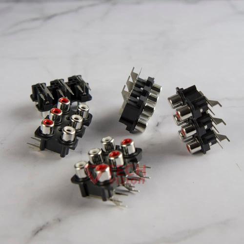 Jual Soket RCA Socket 2x3 3way 6Pin Tancap Bell PCB - Kota Medan - Tech ...