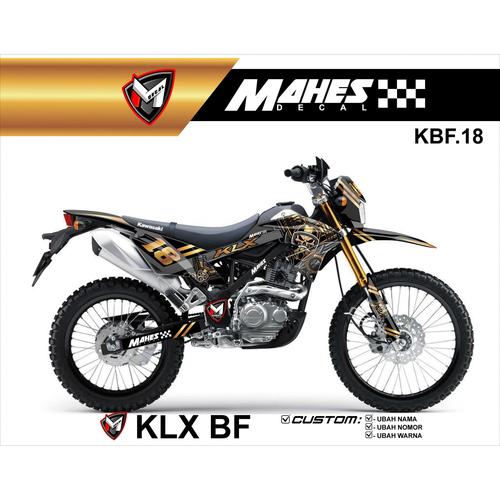 Jual Decal Sticker Fullbody KLX 150 BF/G/Extreme Desain Supermoto KBF ...