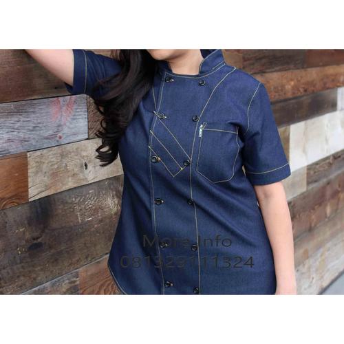 Jual Pembuatan seragam Baju Koki-Baju Kitchen-Jaket-Kemeja-Denim-Murah ...