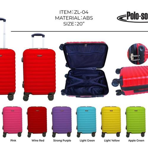 Jual KOPER 20 DAN 24 INCH FIBER POLO SONIC ANTI PECAH KABIN BAGASI ISI ...