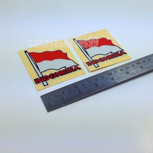 Jual Sticker Merah Putih Indonesia 7cm Stiker Helm Motor Lambang ...