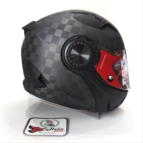 Jual Helm Ls2 FF313 Vortex Solid Matt Carbon - Helm Ls 2 MODULAR - Kab ...