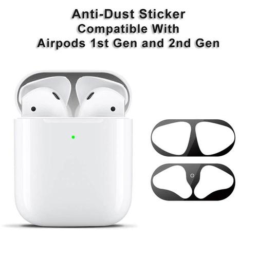 Promo Anti-Dust Sticker Protector for Airpods 1 2 - 1st 2nd Gen Cover ...