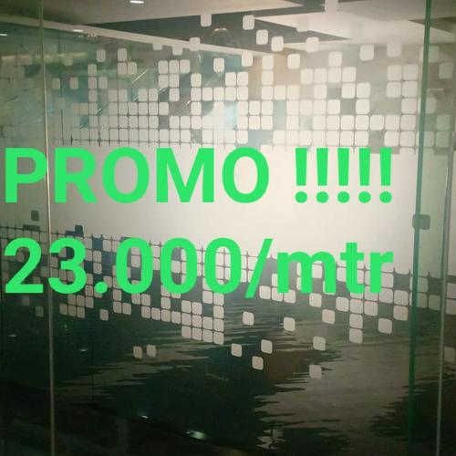 Jual 1 METER STICKER KACA FILM SANDBLASTING BURAM - Jakarta Barat ...