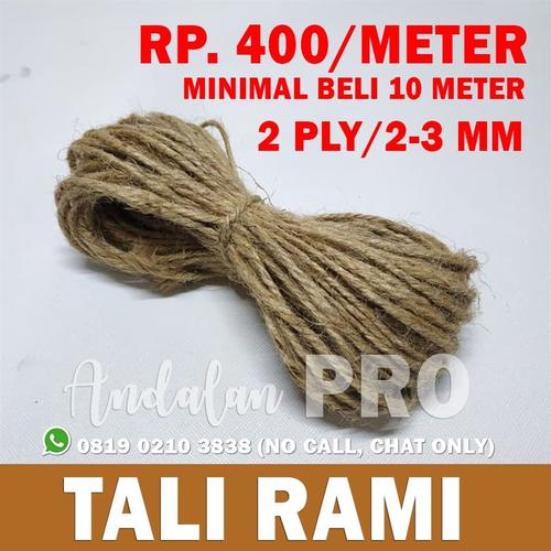 Jual Tali Rami Untuk Undangan Atau Keperluan Lain Harga Murah Per Meter ...
