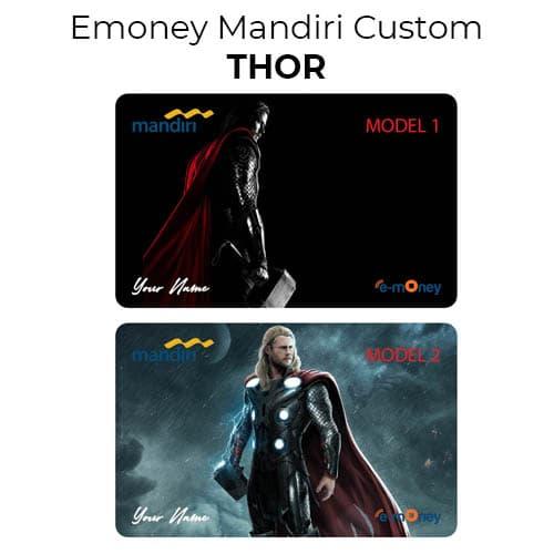 Jual Emoney Mandiri/Flazz BCA Custom 1 sisi - THOR - Emoney Mandiri ...