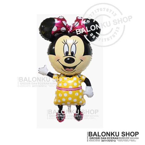 Jual Balon Foil Minnie Mouse / Balon Minnie Kuning / Balon Minnie Jumbo ...
