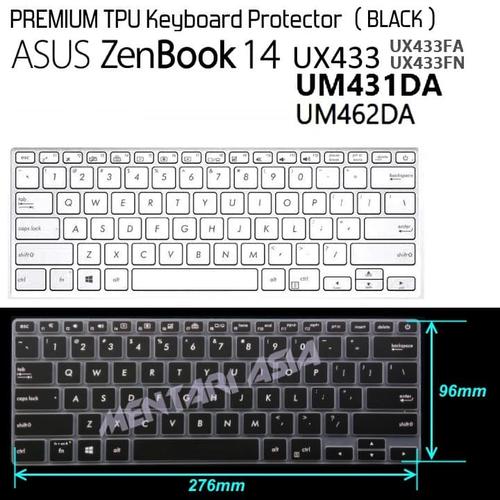 Jual Keyboard Protector ASUS UX433 UM431 UM462 - PREMIUM TPU BLACK ...