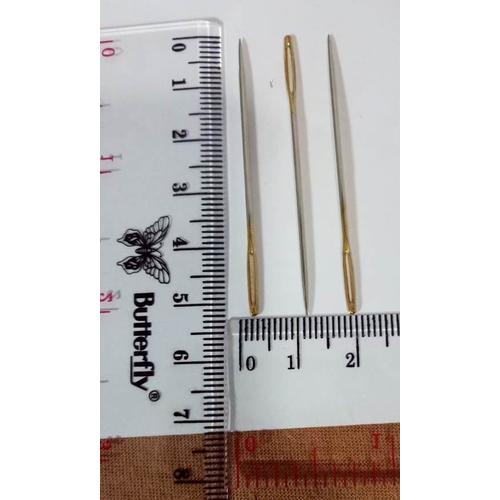 Jual Jarum Lubang Besar Benang Wol Kasur Mudah Bagus Murah 3pcs Jahit ...