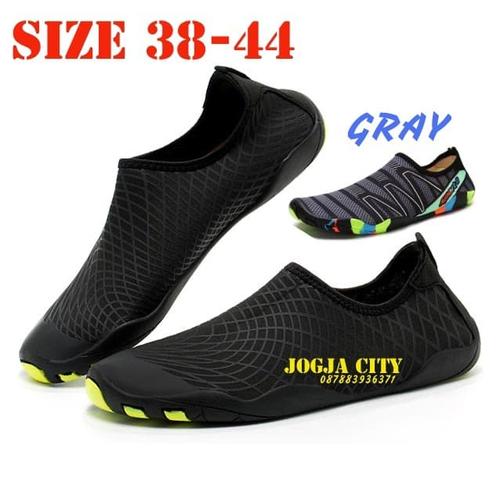 Jual Sepatu Pantai anti karang / sepatu diving / sepatu senam fitnes ...
