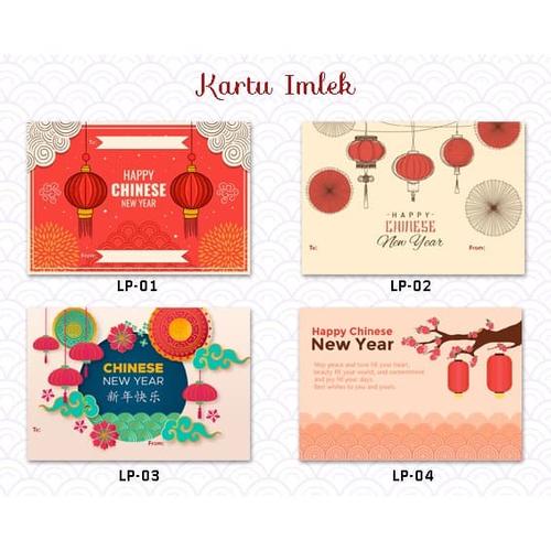 Jual Kartu ucapan Tahun Baru Imlek Greeting Cards LP Happy chinese new ...