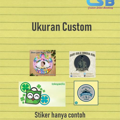 Jual Cetak Stiker Sticker Label Produk Makanan Minuman - Kota Bandung ...
