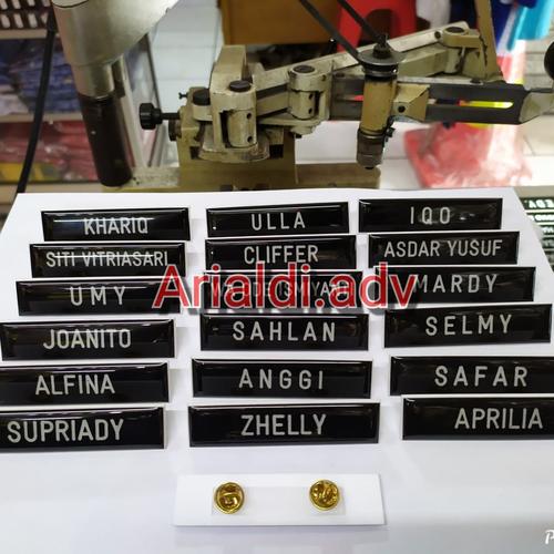 Jual papan nama grafir lapis fiber ukuran 2×8 cm -paku - Jakarta Pusat ...