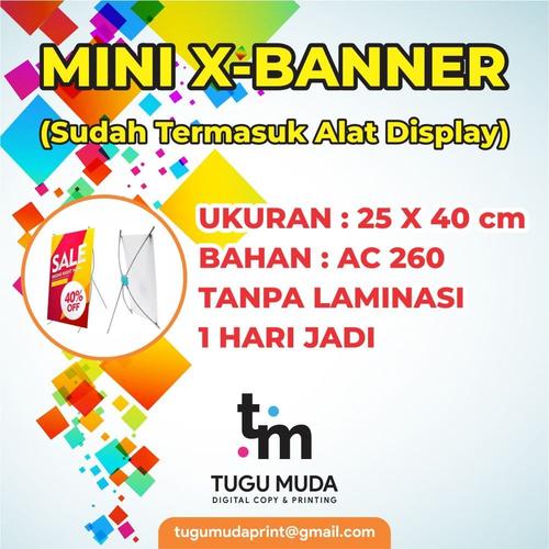 Jual Cetak Mini Banner / Mini X-Banner IVORY 260gr + Display - Kota ...