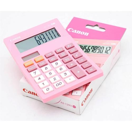 Jual KALKULATOR CANON AS 120V ORIGINAL - 12 DIGIT - KALKULATOR WARNA ...