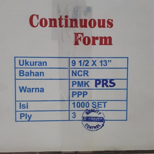 Jual CONTINUOUS FORM 9.5 X 13/2 3 PLY PRS HI-PRINT(UKURAN BAGI 2 ...