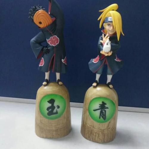 Jual Action Figure Naruto Shippuden Akatsuki Deidara Tobi Geno Statue ...