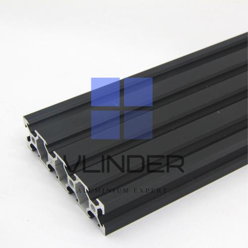 Jual V Slot 2080 Aluminium CNC Track - Industrial Black - Kab ...