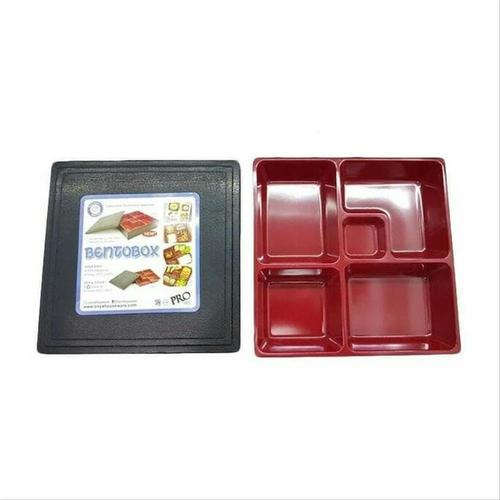 Jual Onyx Bento Box Merah PGB94B / Lunch Box Bento Sekat/ Bento Box ...