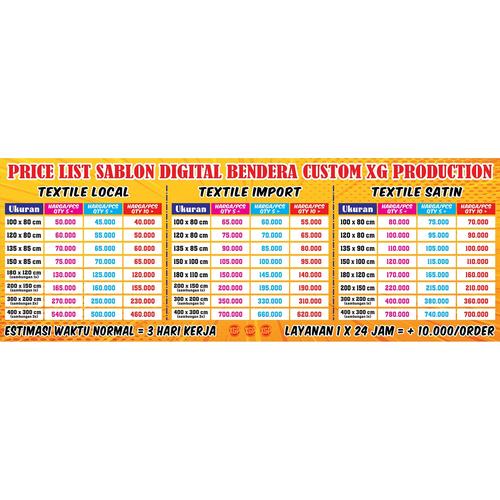 Jual CETAK BENDERA PALING MURAH CUSTOM - Jakarta Selatan - SEN PRINT ...