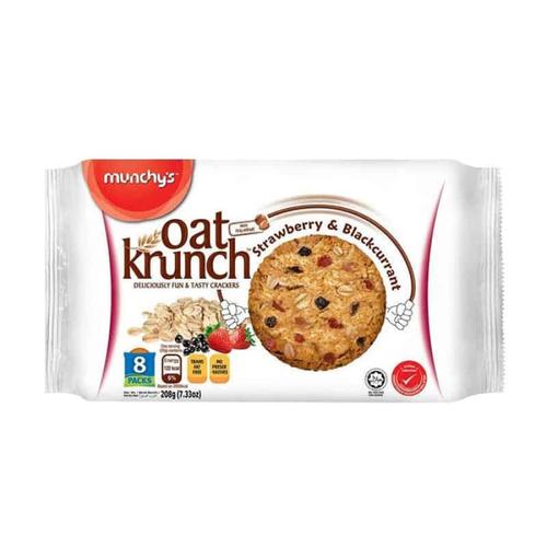 Jual MUNCHYS OAT KRUNCH STRAWBERRY & BLACKURRANT 208GR - Jakarta Pusat ...