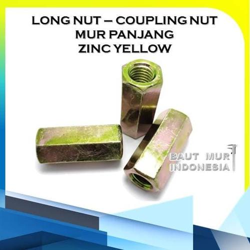 Jual LONG NUT MUR PANJANG COUPLING M6 X 28MM K10 - Kab. Bekasi ...