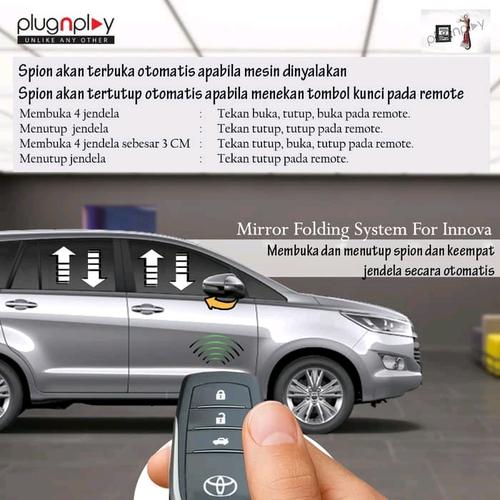 Jual Modul Auto Window Mirror Folding Dual System Innova Reborn Ready ...