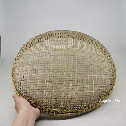Jual ayakan bambu jumbo 50cm - saringan bambu anyam jumbo 50cm - Kab ...