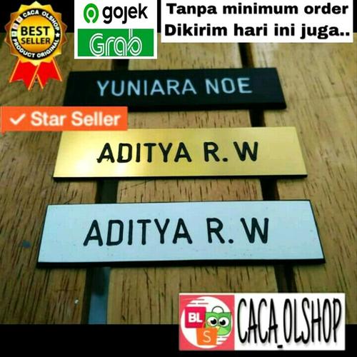 Jual Papan Nama-Name Tag-Nama Dada Gravo Magnet - Jakarta Barat - mirza ...