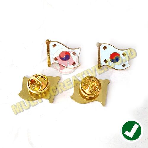 Jual Pin Bendera Negara Korea Selatan Pin Bendera Korsel Flag Pin Murah ...