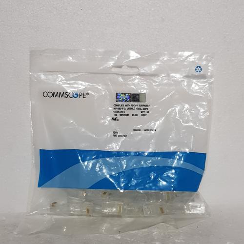 Jual Connector RJ45 CAT5 Commscope / Konektor RJ45 CAT5 Commscope ...