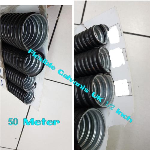 Jual Flexible Metal Conduit UK 1/2" / Flexible Conduit Metal Ukuran 1/2 ...