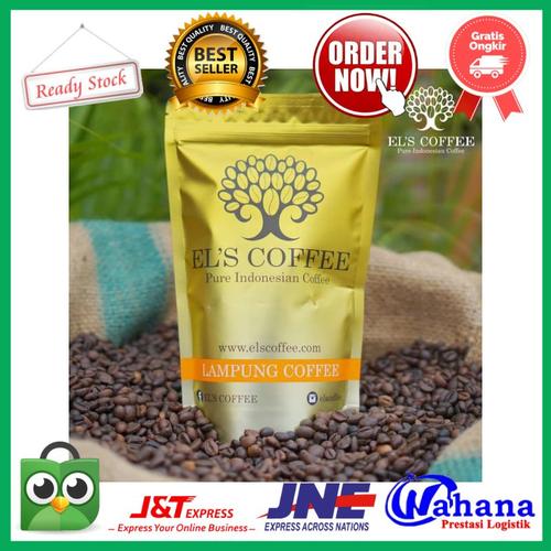 Jual KOPI LAMPUNG KOPI ROBUSTA ELS COFFEE ELSCOFFEE KOPI KEMASAN GOLD ...