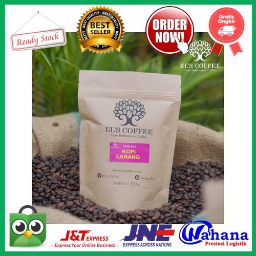 Jual KOPI LANANG KOPI ROBUSTA ELS COFFEE ELSCOFFEE KOPI KEMASAN 250GRAM ...