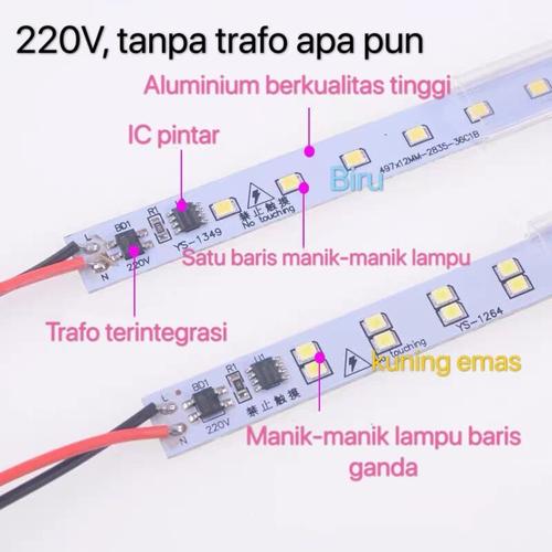 Jual lampu Strip / lampu led T5 / lampu led panjang / led strip cahaya ...