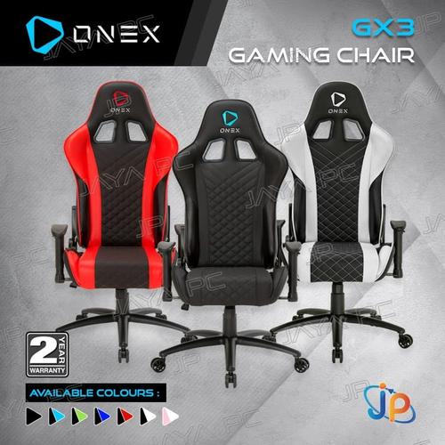 Promo Onex GX3 Premium Quality Gaming Chair - kursi gaming - Hitam ...