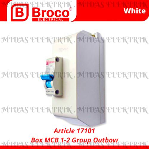 Jual OB Box MCB 1-2 Group Grup Modul Outbow Tempel Putih White Broco 17101 - Kota Bogor - Midas ...