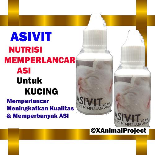Jual ASIVIT CAT 30ML NUTRISI MEMPERLANCAR ASI INDUK KUCING SUPLEMEN ...