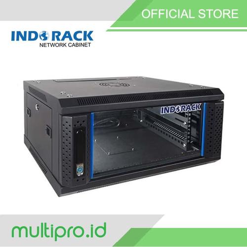 Promo INDORACK Wallmount Rack Indorack 4U depth 450mm WIR4504S Cicil 0% ...