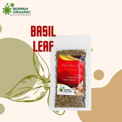 Jual Rempah Organic Dried Basil Leaf - Daun Basil Kering 20 Gram ...