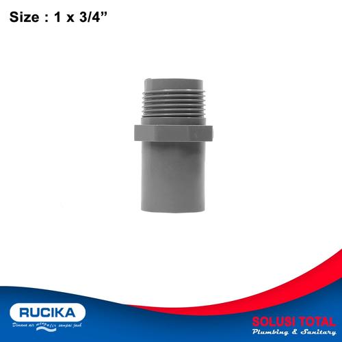 Jual Sambungan Pipa PVC SDL AW 1 x 3/4 " Sock Drat Luar 1 x 3/4 Inch ...
