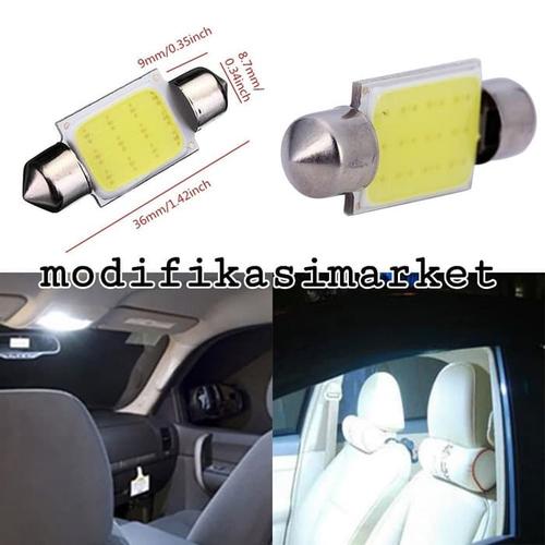 Jual LAMPU LED KABIN FESTOON / LED PLAFON 36MM 36 TITIK / LED PLASMA ...