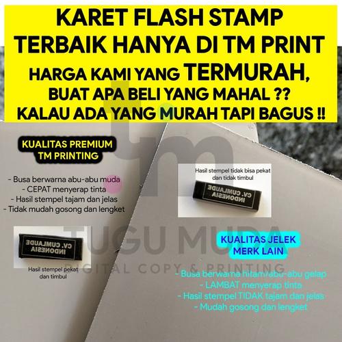 Jual Karet / Busa Stempel Flash 15x33x0.7 (TEBAL) - Kota Semarang ...