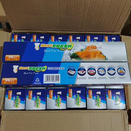 Jual Aluminium Foil 30cm x 7,6m Best Fresh /Kertas Timah Roll Food ...