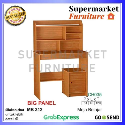 Jual MEJA BELAJAR ANAK POLOS BIG PANEL || MBS 312 - TANPA BUBBLE - Kota ...