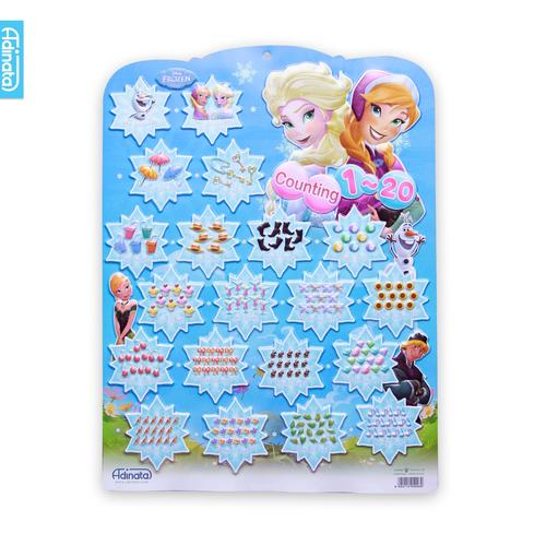 Promo Poster Educational Chart Besar: Counting Frozen / Edukasi ...