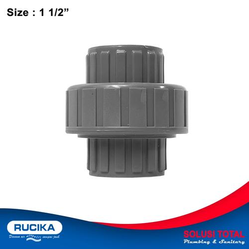 Jual Water Mur Moor Drat 1 1/2" Union Thread AW 1 1/2 Inch PVC Rucika ...