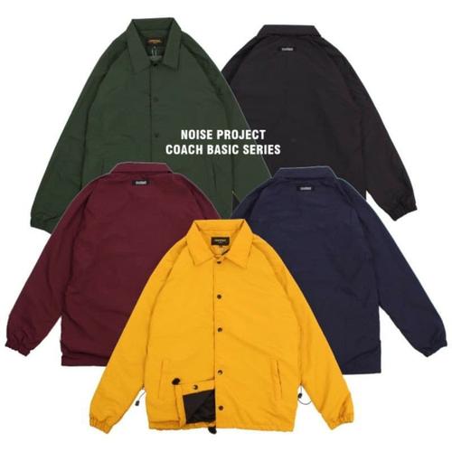 Jual Jaket Coach Noise WOLV Jaket Coach Polos Pria Jaket Casual Pria ...