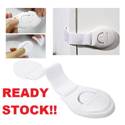 Jual Kunci pengunci PENGAMAN LEMARI baby safety lock belt laci kulkas ...