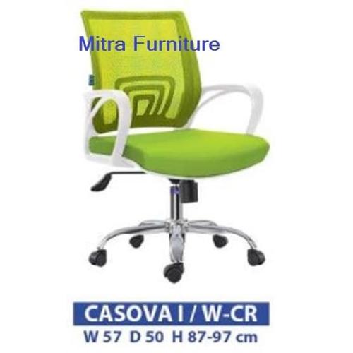 Jual Indachi Office Chair / Kursi Kantor Casova I CR/W - Jakarta Barat ...
